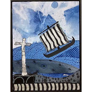 Cards for Sale based on Highland textile art by Jan Kilpatrick, mixed ...